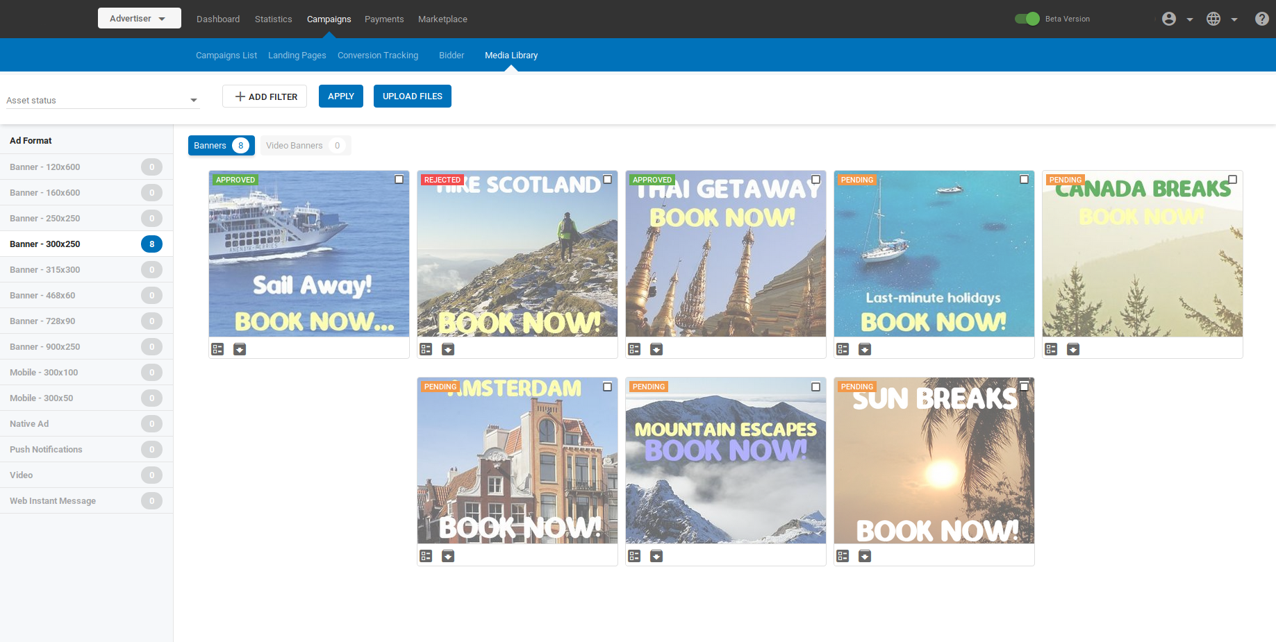 The Media Library Tab · Documentation